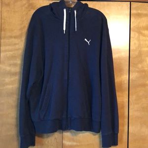 Puma | Jackets & Coats | Puma Navy Blue Mens Light Jacket In Large ...